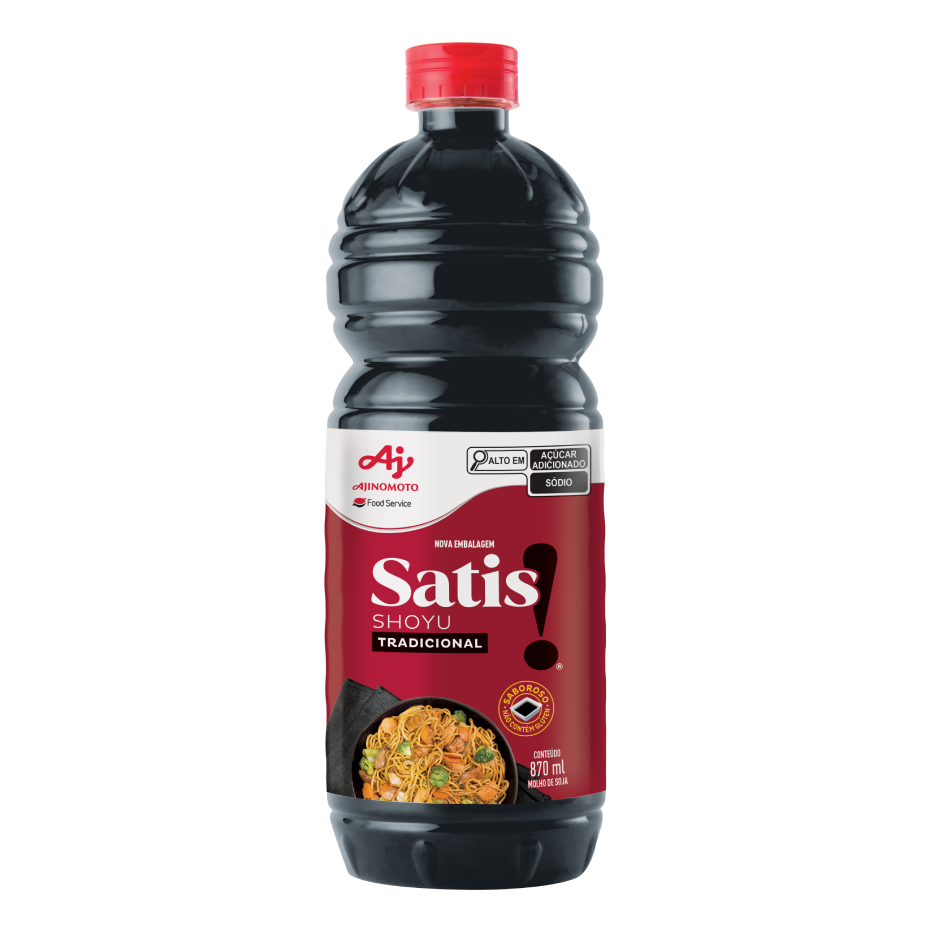 Satis!® Molho Shoyu Tradicional | Ajinomoto do Brasil